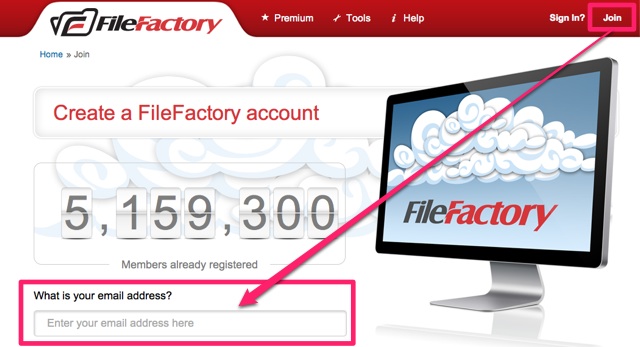 [教學] 如何用 FileFactory 提供的 500 GB 超大免費空間上傳、分享及下載檔案？