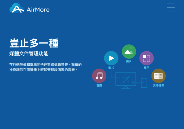 AirMore 專業雲端助手！Wi-Fi 管理手機檔案，無線投影同步畫面（iOS、Android）