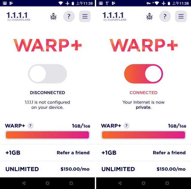 Cloudflare WARP 免費 VPN 全面開放，整合 DNS 推薦好友獲取流量