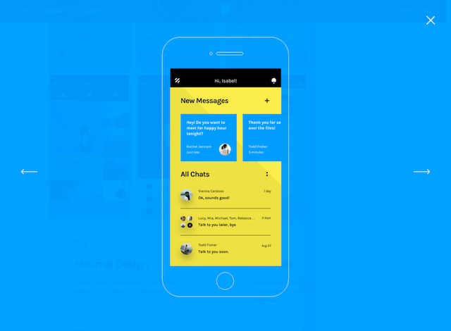 InVision 釋出「Chat」使用者介面 UI 設計包免費下載（Sketch & Photoshop） – 免費資源網路社群