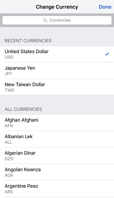 Currency for iOS 最棒免費貨幣計算機 App，融合極佳設計提供完美體驗 – 免費資源網路社群