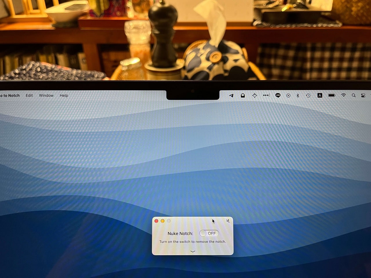 Say No to Notch 將 MacBook Air、MacBook Pro 瀏海隱藏
